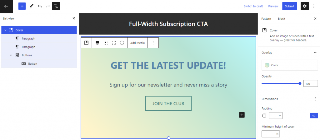 Wordpress Pattern Creator Is Now Available