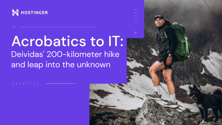 Deividas' 200-kilometer hike and leap to the unknown