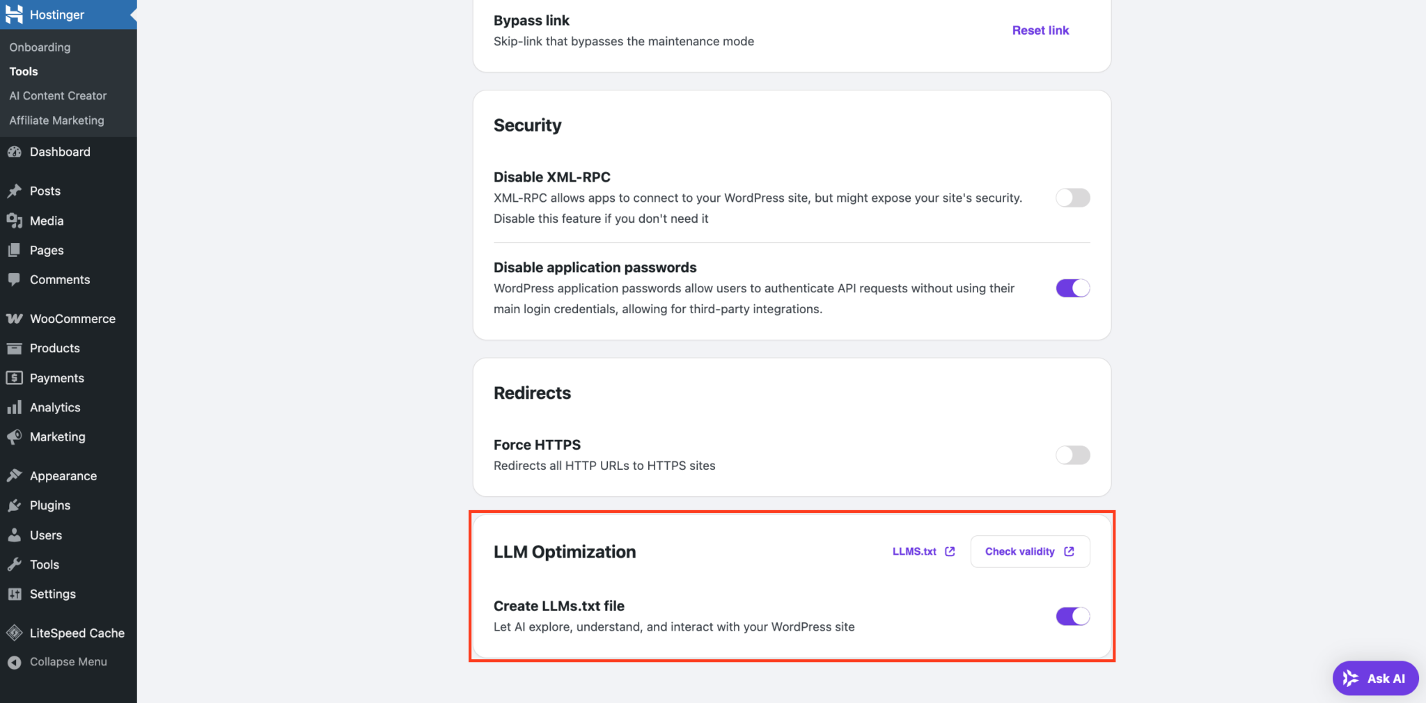 Make your WordPress website AI-ready with just one click