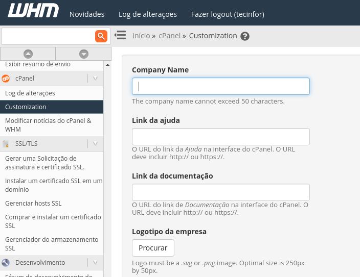 O que é WHM (Web Host Manager)?