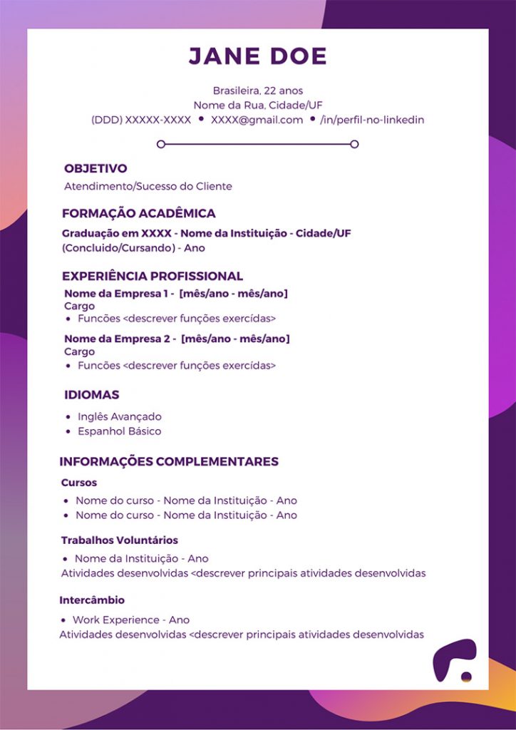 Veja as Melhores Dicas e Modelos de Currículo Para Você se Inspirar