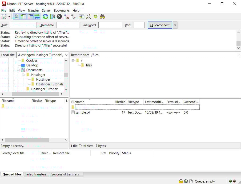 Cómo Configurar un Servidor FTP en Ubuntu VPS