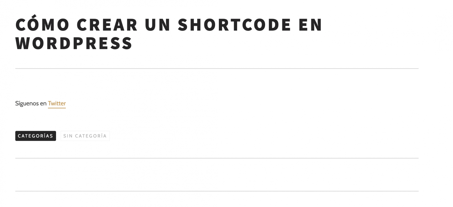 Cómo crear un shortcode en WordPress: guía paso a paso