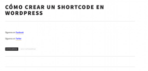 Cómo crear un shortcode en WordPress: guía paso a paso