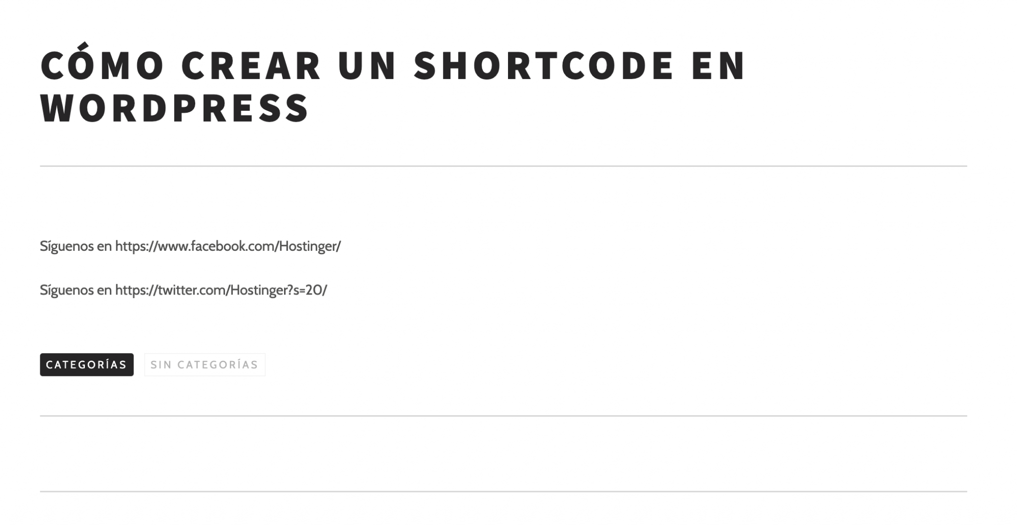 Cómo crear un shortcode en WordPress: guía paso a paso