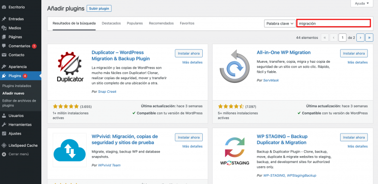 Cómo cambiar de hosting a otro proveedor en 2025