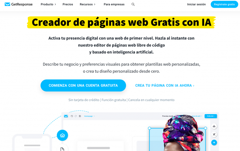 Creador de sitios web con IA gratis: la mejor elección