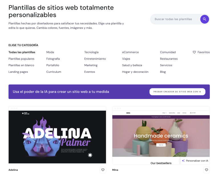 6 Ejemplos de páginas "sobre mí" y mejores plantillas web