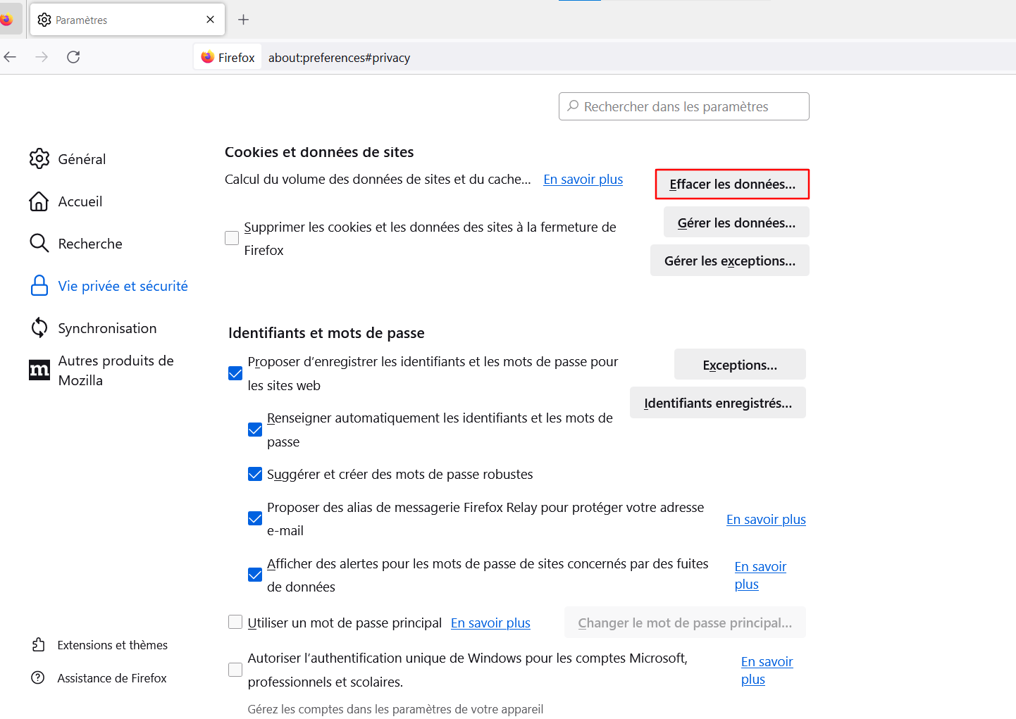 Comment vider le cache du navigateur
