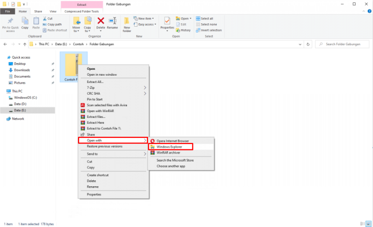 Cara membuka file ZIP dan RAR + membuatnya di laptop