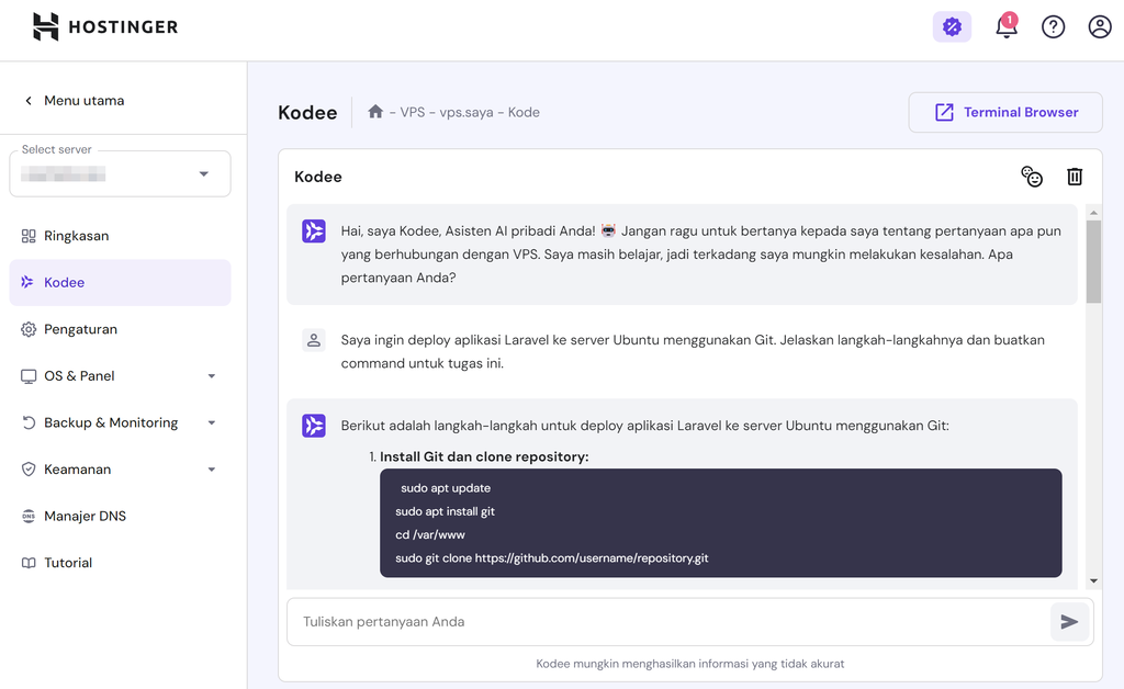 Cara Deploy Laravel ke VPS dengan Mudah (Tutorial 2025)