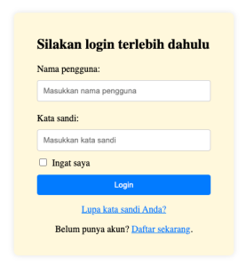 Cara Membuat Halaman Login Website dengan HTML + CSS