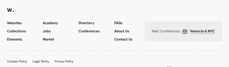 12 contoh footer website + tips membuat footer yang efektif