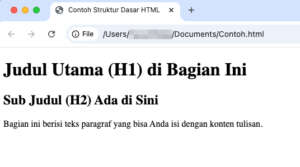 23 Contoh Coding HTML Sederhana yang Bisa Langsung Dicoba