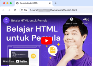 23 Contoh Coding HTML Sederhana yang Bisa Langsung Dicoba