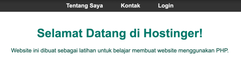 Cara Membuat Website dengan PHP + Contoh Kodenya Lengkap