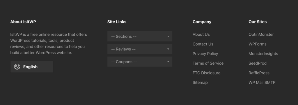 12 contoh footer website + tips membuat footer yang efektif
