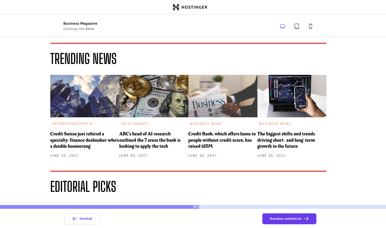 Cara membuat website berita yang profesional dan aktual