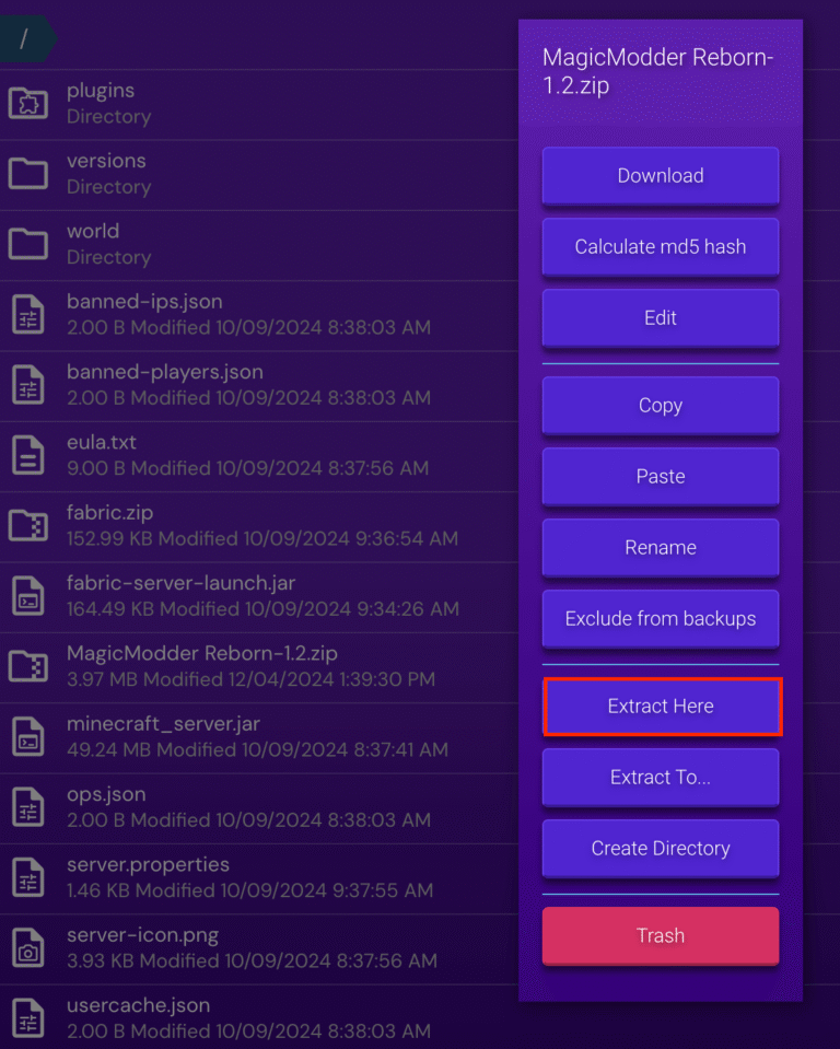 Cara memasang mod Minecraft (server pribadi, Windows, macOS)