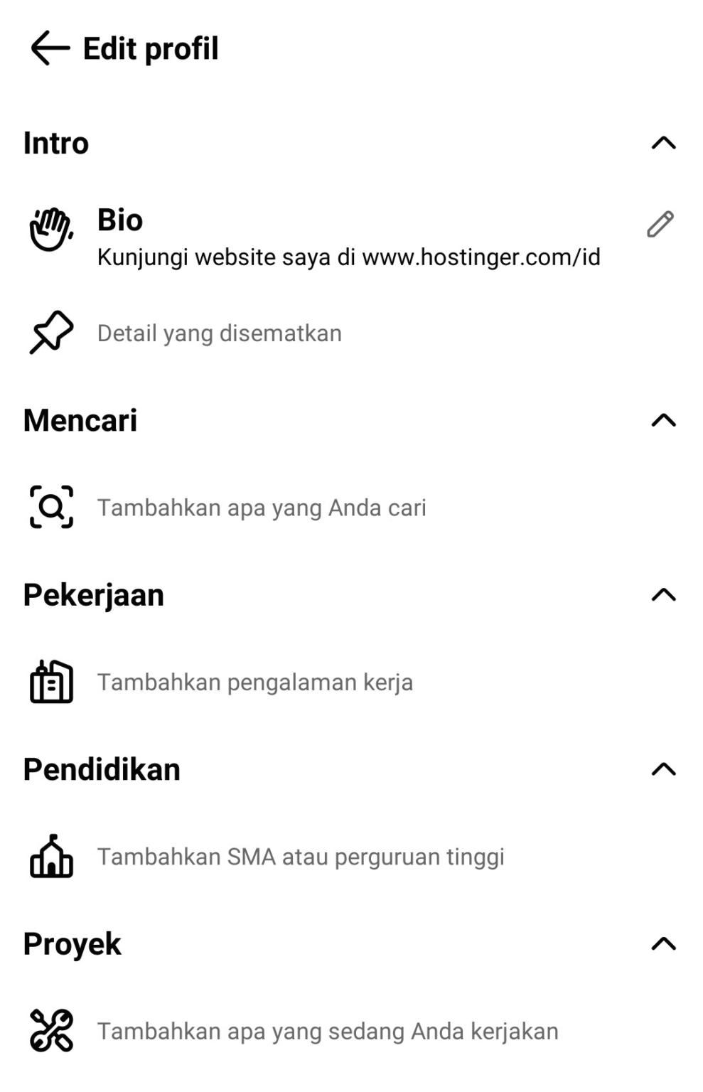 Cara menambahkan link di bio Instagram, TikTok, & lainnya (2025)