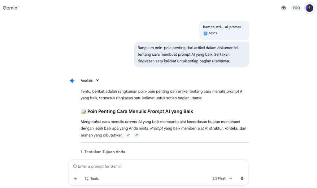 Cara membuat prompt AI yang baik untuk hasil maksimal