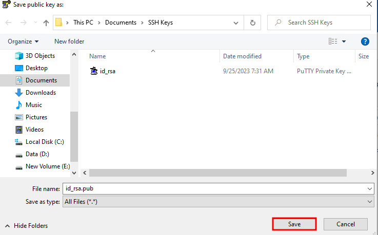 How to Use Putty to Generate SSH Key Pairs