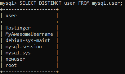 How to use the MySQL Show Users Command in Database