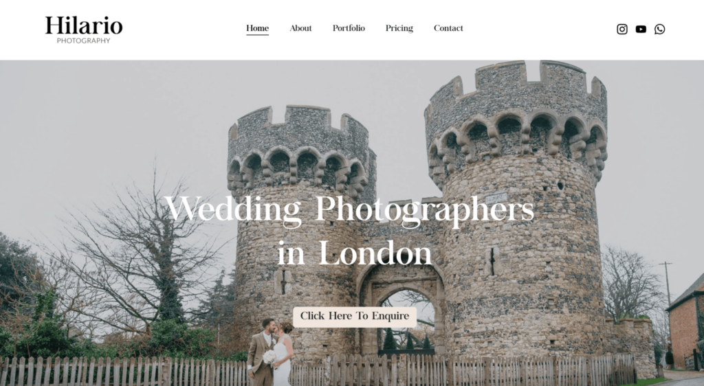 15+ best photography website examples for [year] built with Hostinger ...