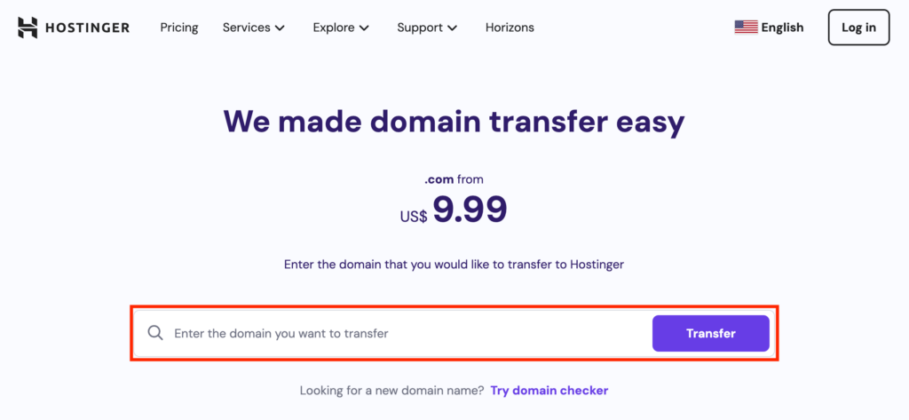 How to transfer a domain name from IONOS to Hostinger in 2025