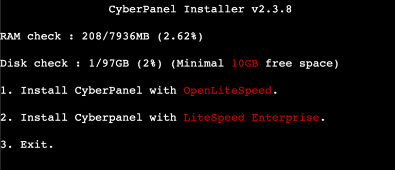 How to install CyberPanel? Using a VPS template and manually