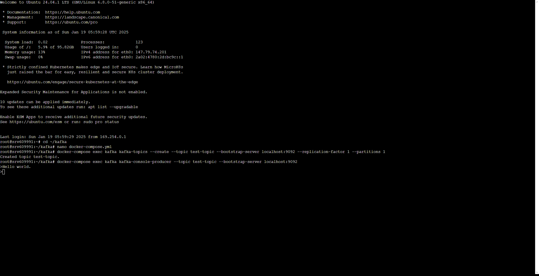 How to deploy Apache Kafka on Docker