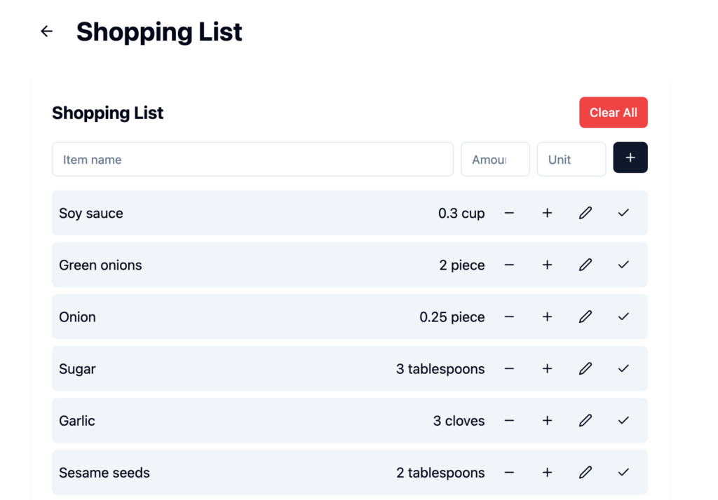 How to create a recipe web app