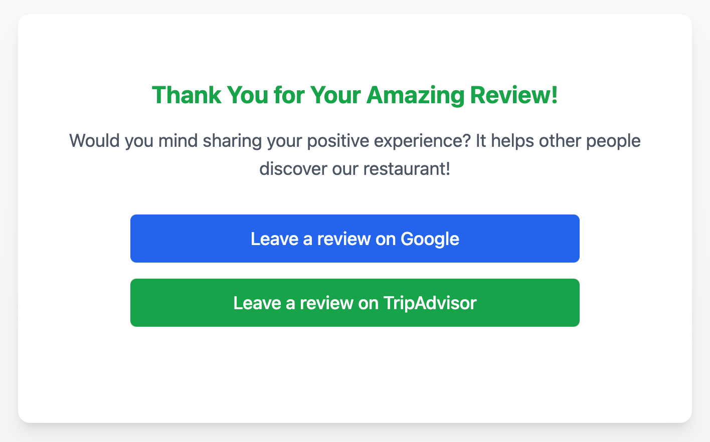 How to create a reviews web app