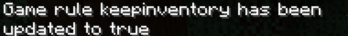 How to change Minecraft gamerules