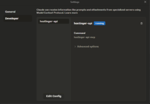 How to run Hostinger API MCP server