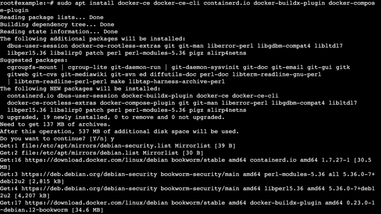 How to install Docker on Debian 12: repository setup and verification