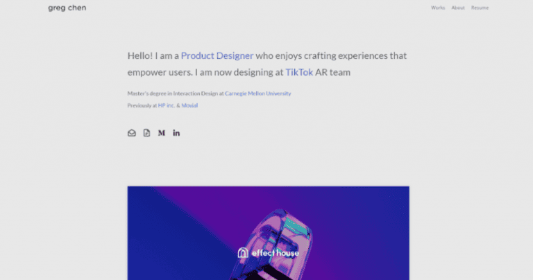Oltre 15 migliori esempi di portfolio da cui trarre ispirazione