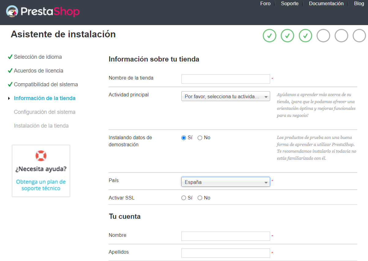 Cómo instalar PrestaShop en tu página web paso a paso