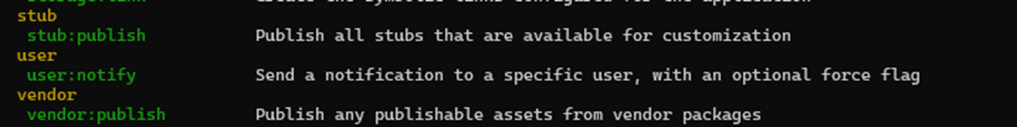 Laravel commands and how to create custom Artisan commands