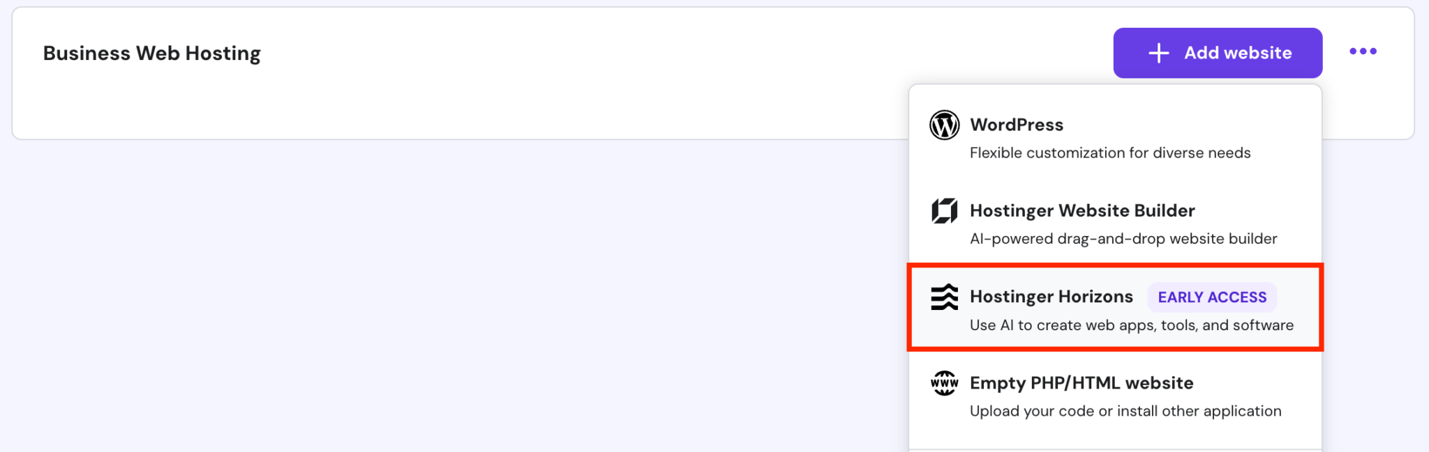 Create a web app with Hostinger Horizons: step-by-step guide