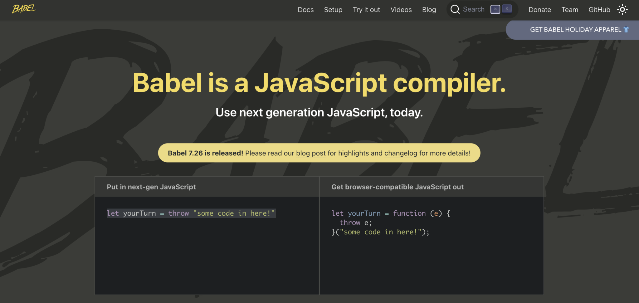 Top 10 JavaScript compilers for modern web development
