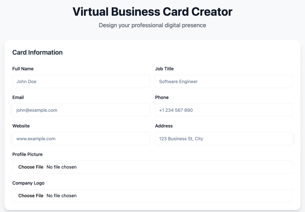 How to create a virtual business card with Hostinger Horizons