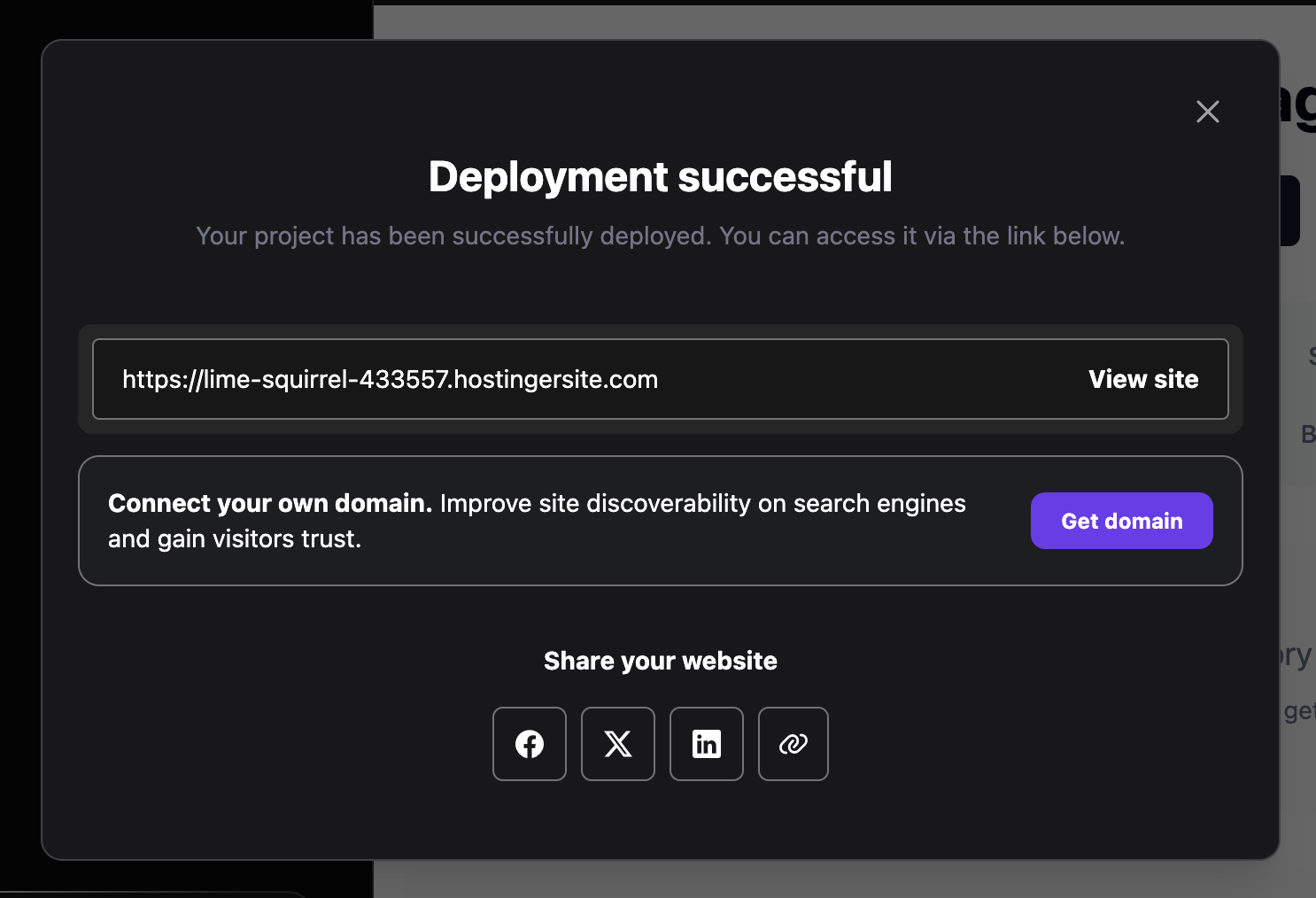 How to create a recipe web app with Hostinger Horizons