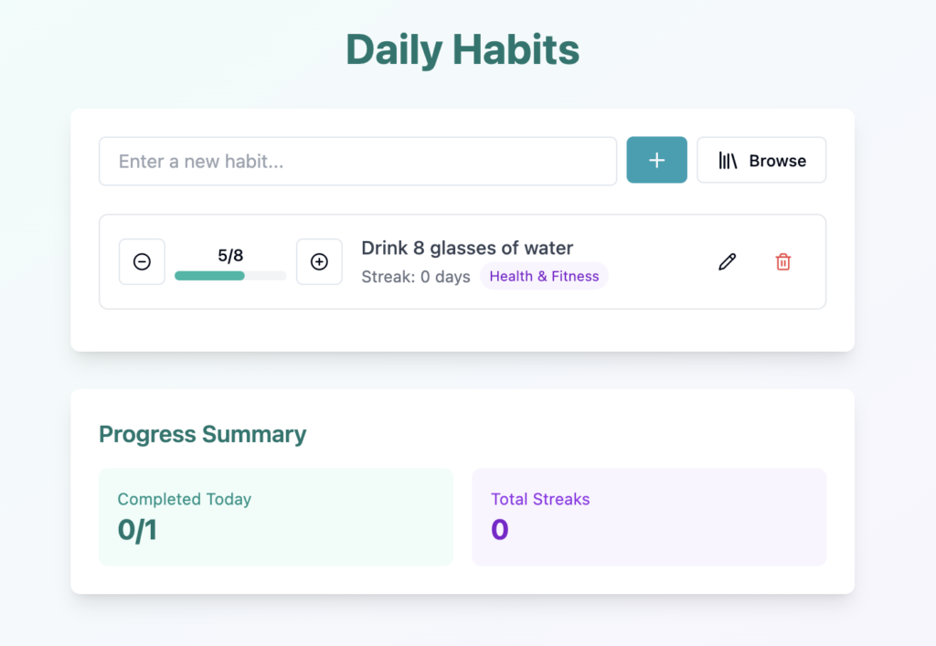 How I built a habit-tracking web app with Hostinger Horizons