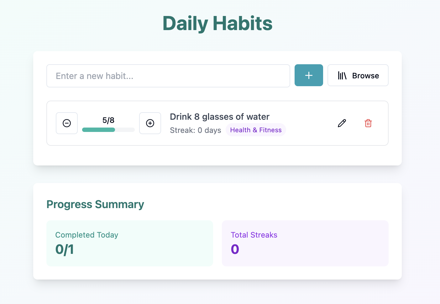 How I built a habit-tracking web app with Hostinger Horizons