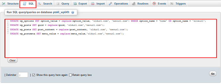Como mudar URLs no WordPress pelo MySQL usando phpMyAdmin