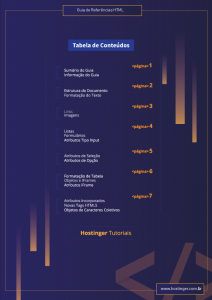 Guia de Referências HTML - Códigos HTML Prontos para Usar