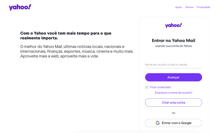 Saiba como criar um email no Yahoo em poucos minutos