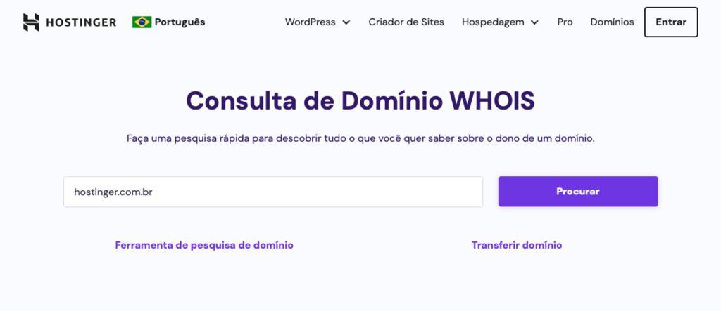 O Que é WHOIS e Como Usá-lo Para Consultar um Domínio
