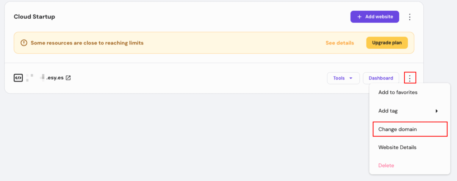 Connecting a Different Domain to Your Existing Website at Hostinger ...
